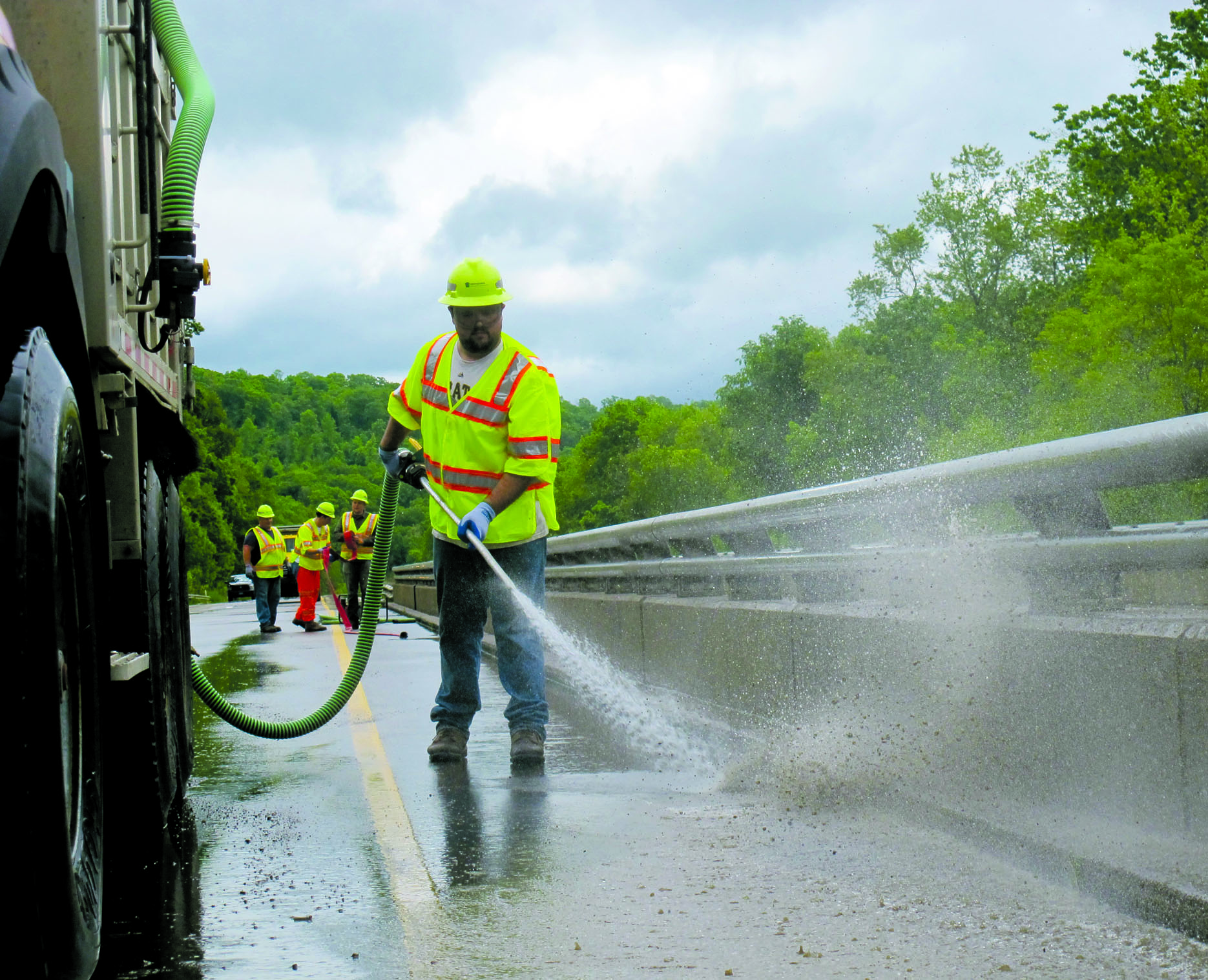 Rainy days perfect for cleaning county’s bridges | News, Sports, Jobs ...